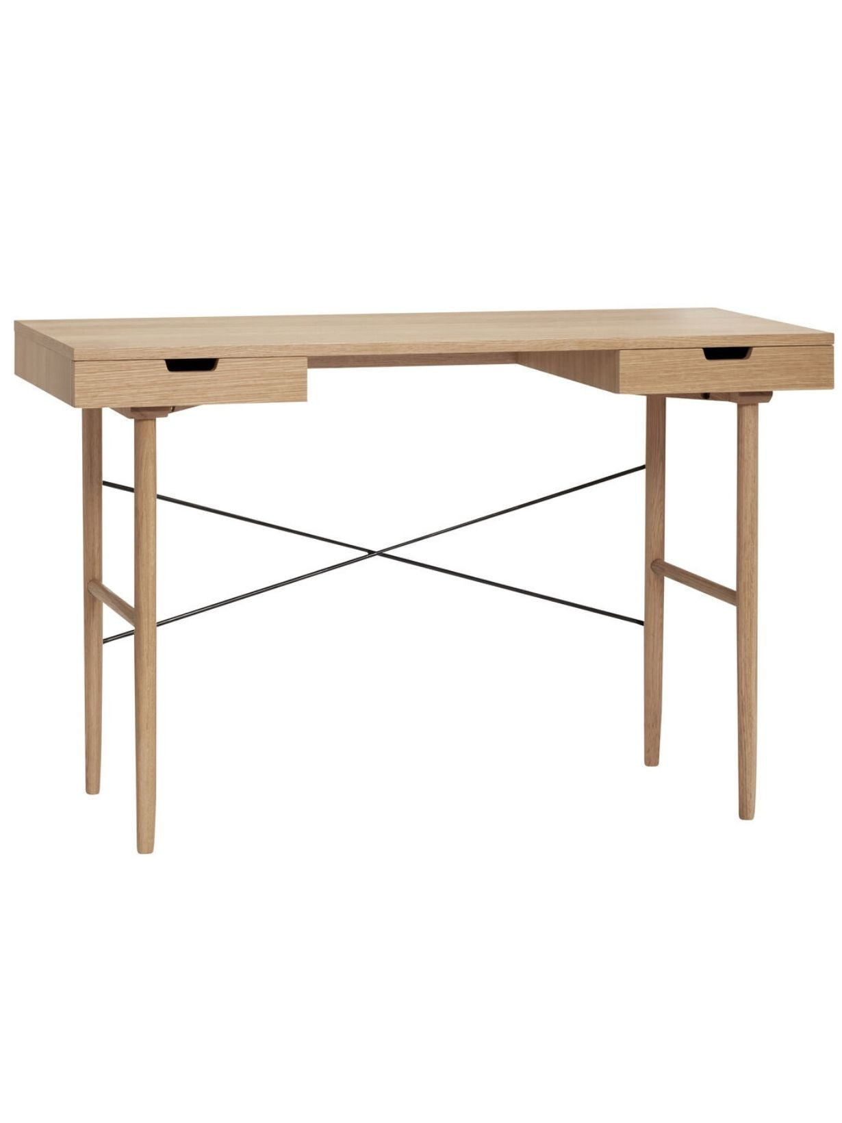 Bureau Studio en chêne avec tiroirs, Hübsch | MBS Design